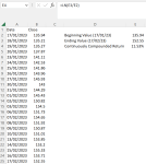 Continuously Compounded Returns – Maths for Finance